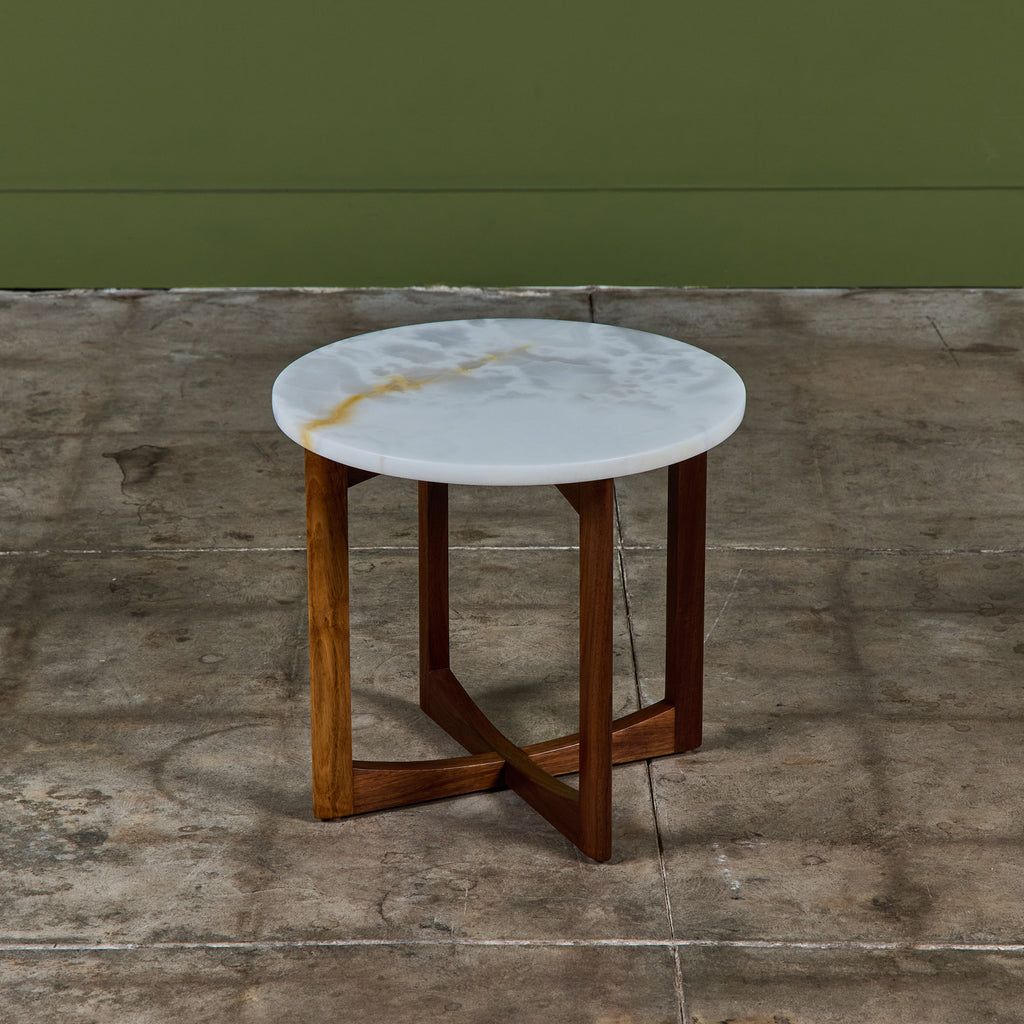 Adrian Pearsall Alabaster Side Table – DEN