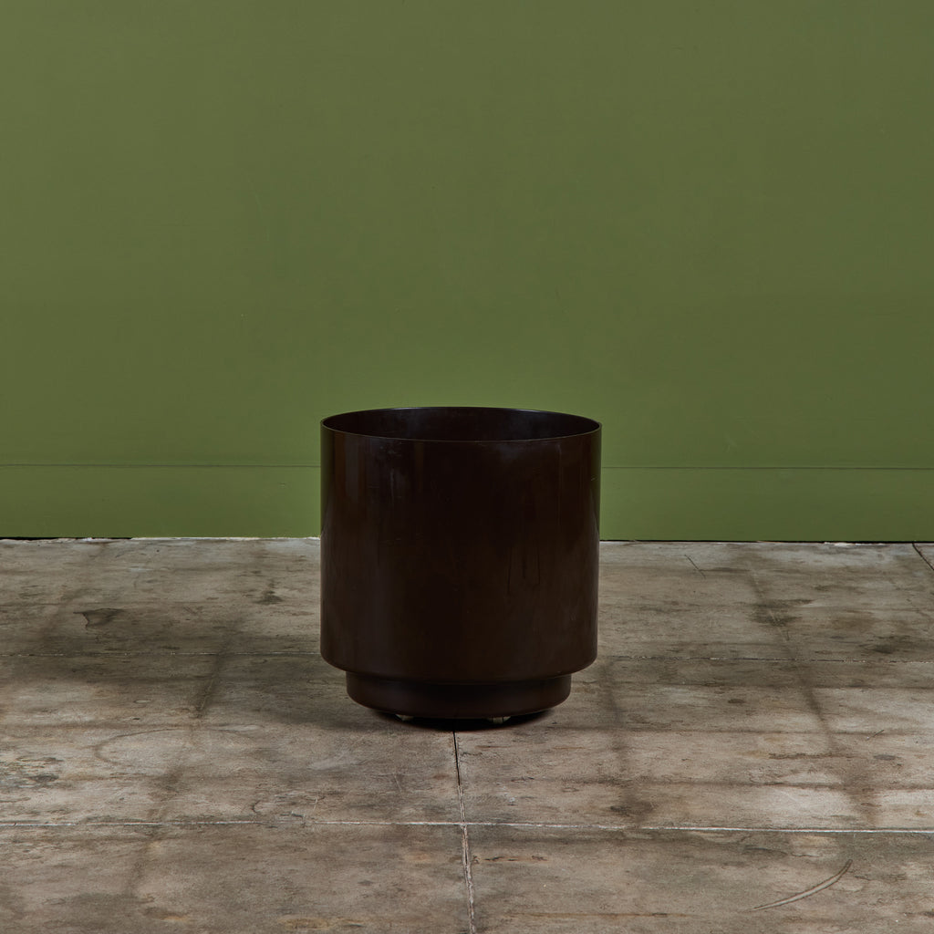 Brown Planter by Anna Castelli Ferrieri for Kartell – DEN