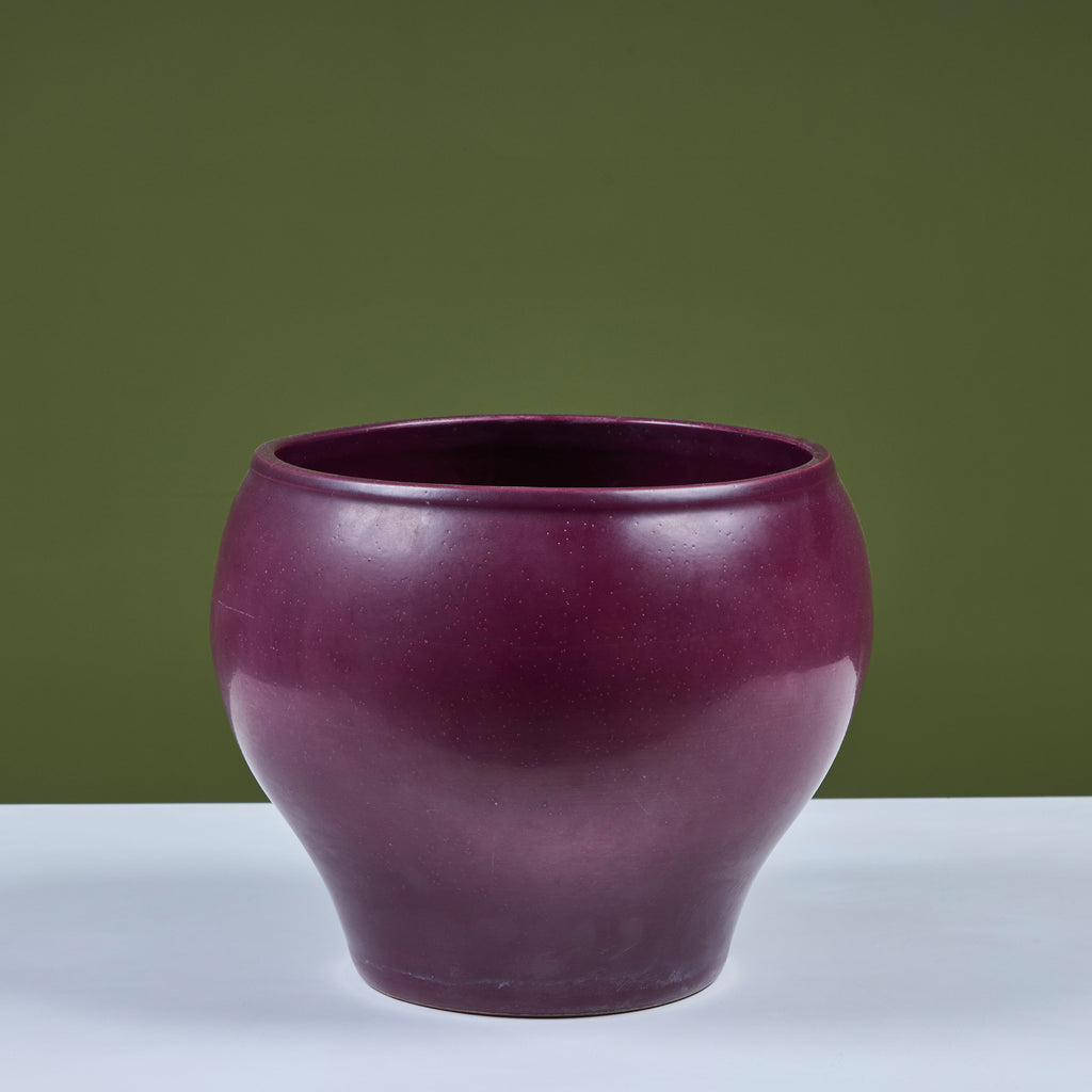 Architectural Pottery Purple Glazed Bell Planter – DEN