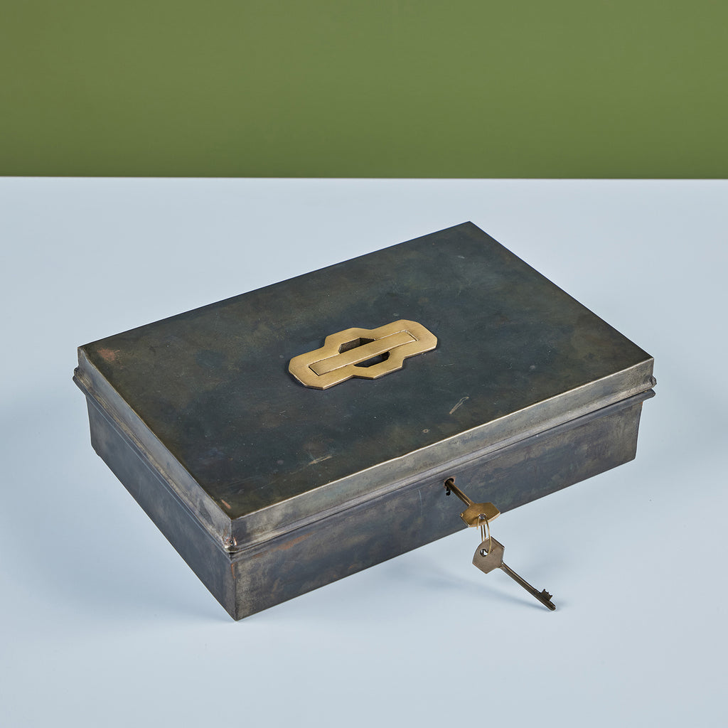 Metal Storage Box with Key – DEN