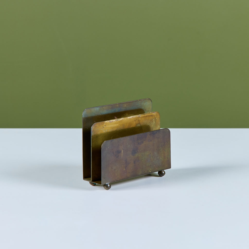 Patinated Brass Letter Sorter – DEN