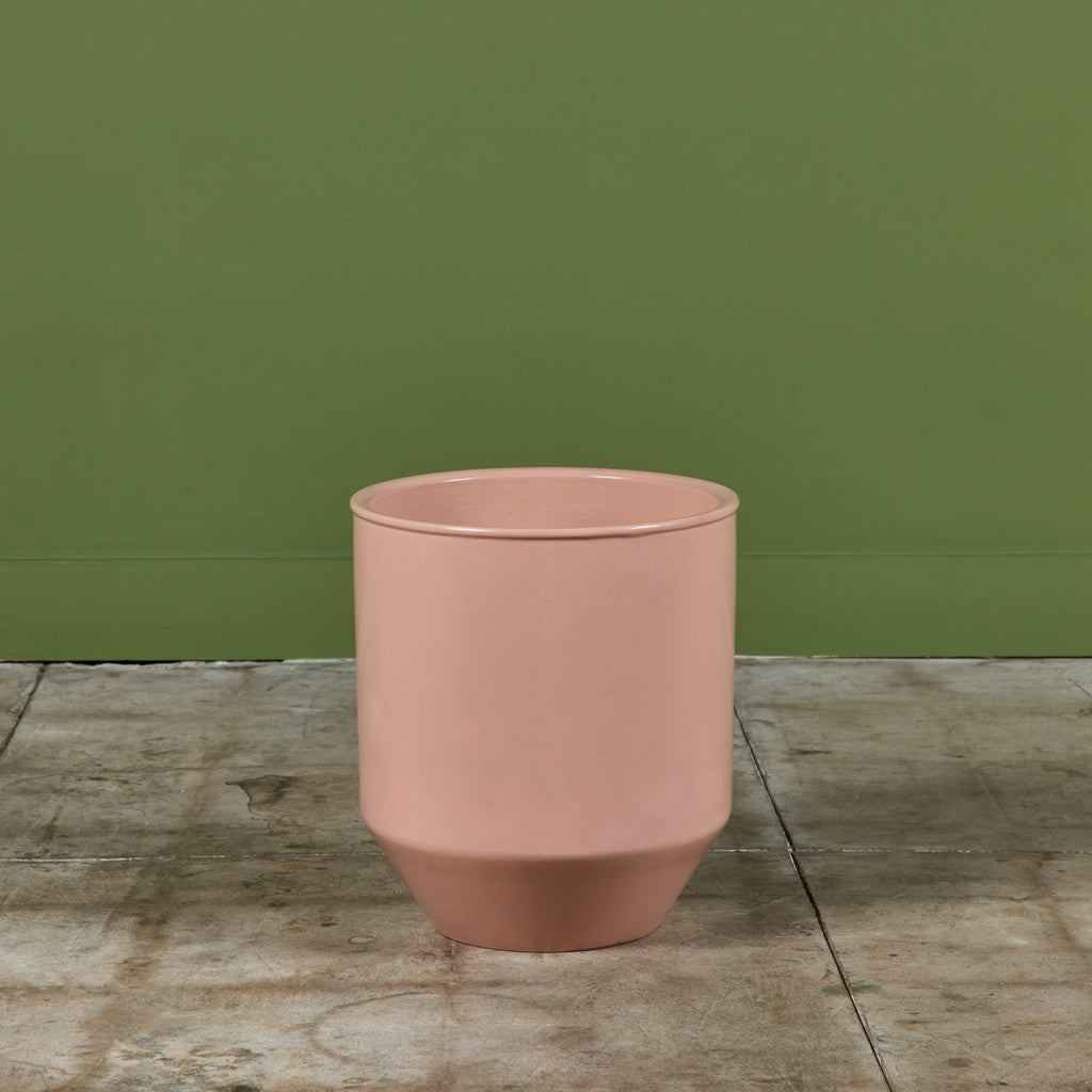 David Cressey Pink Glazed Bullet Planter for Architectural Pottery – DEN