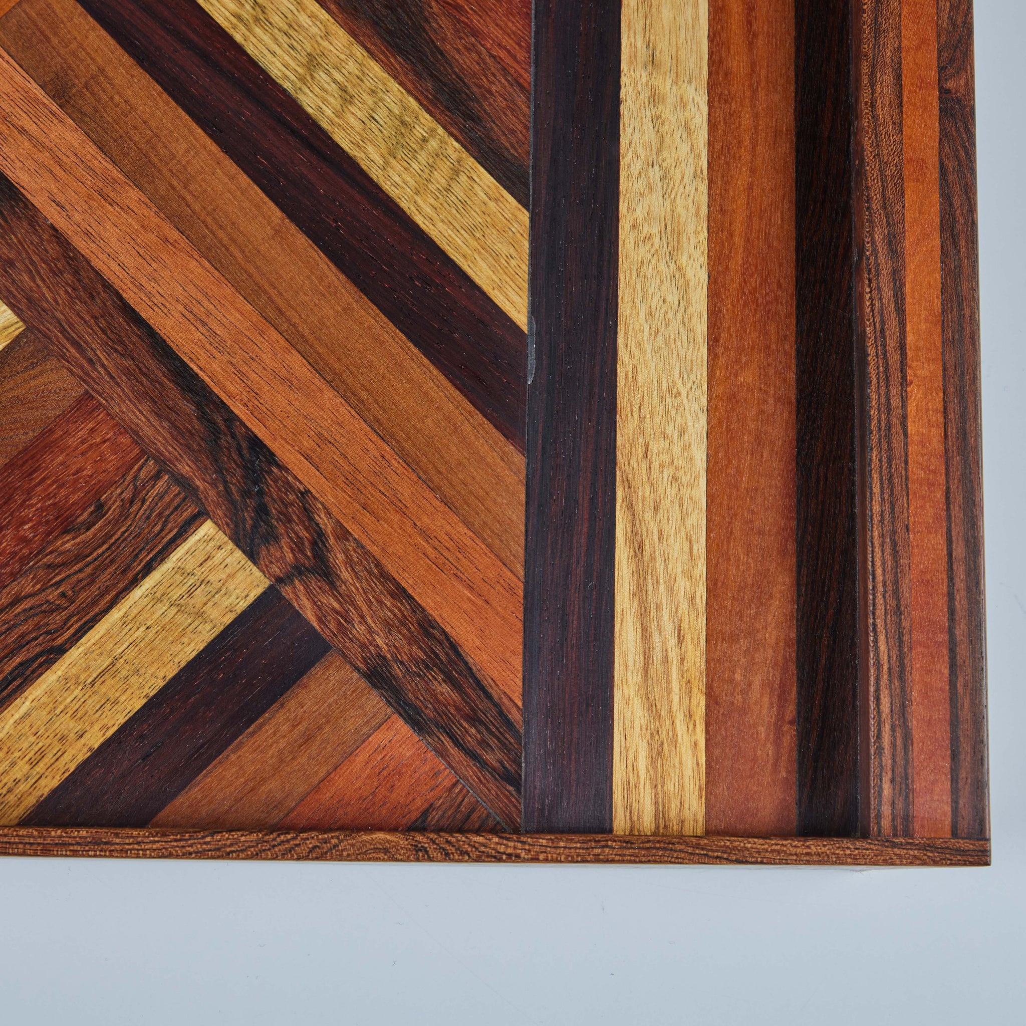 Don Shoemaker Geometric Marquetry Decorative Tray for Señal – DEN