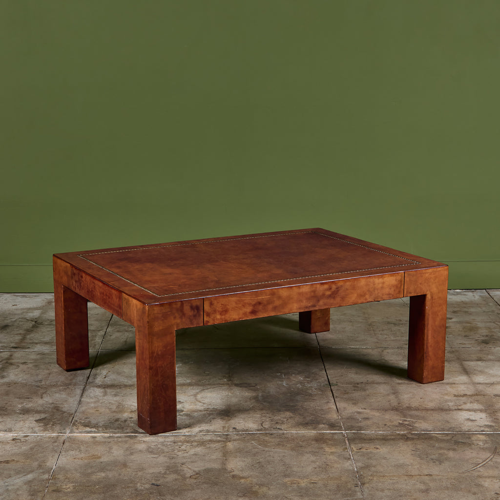Jeff Knight Leather Coffee Table – DEN