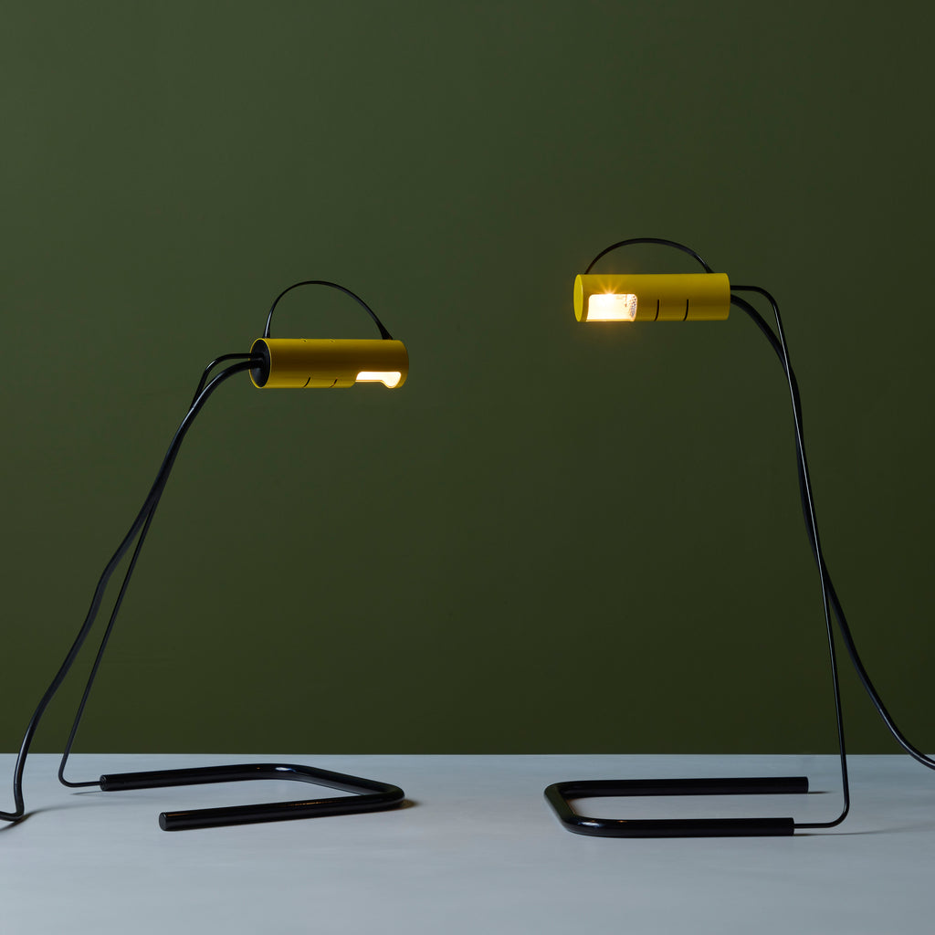 Pair of Slalom Table Lamps by Vico Magistretti for Oluce – DEN