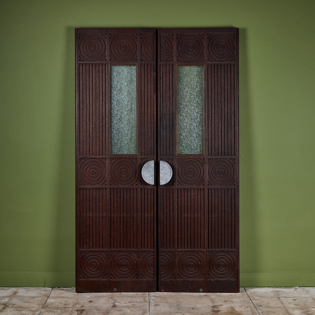 Sherrill Broudy Mahogany Panelcarve Doors – DEN
