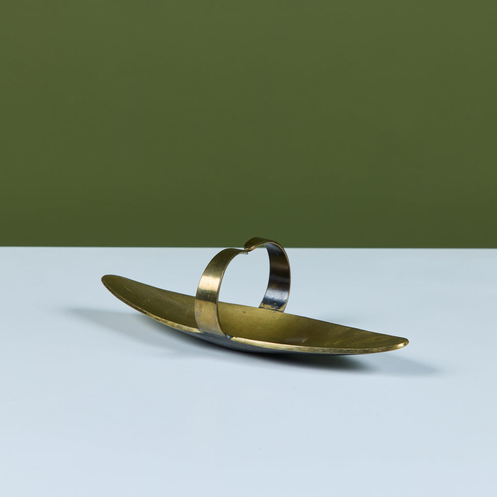 Pal-Bell Brass Oval Tray with Curved Handles – DEN